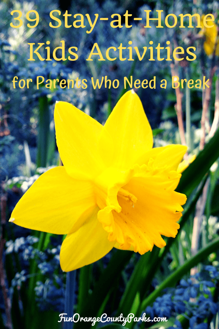 39 Stay-at-Home Kids Activities for Parents Who Need a Break